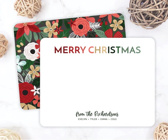 Personalized Christmas Card Personalized Holiday Cards - Etsy