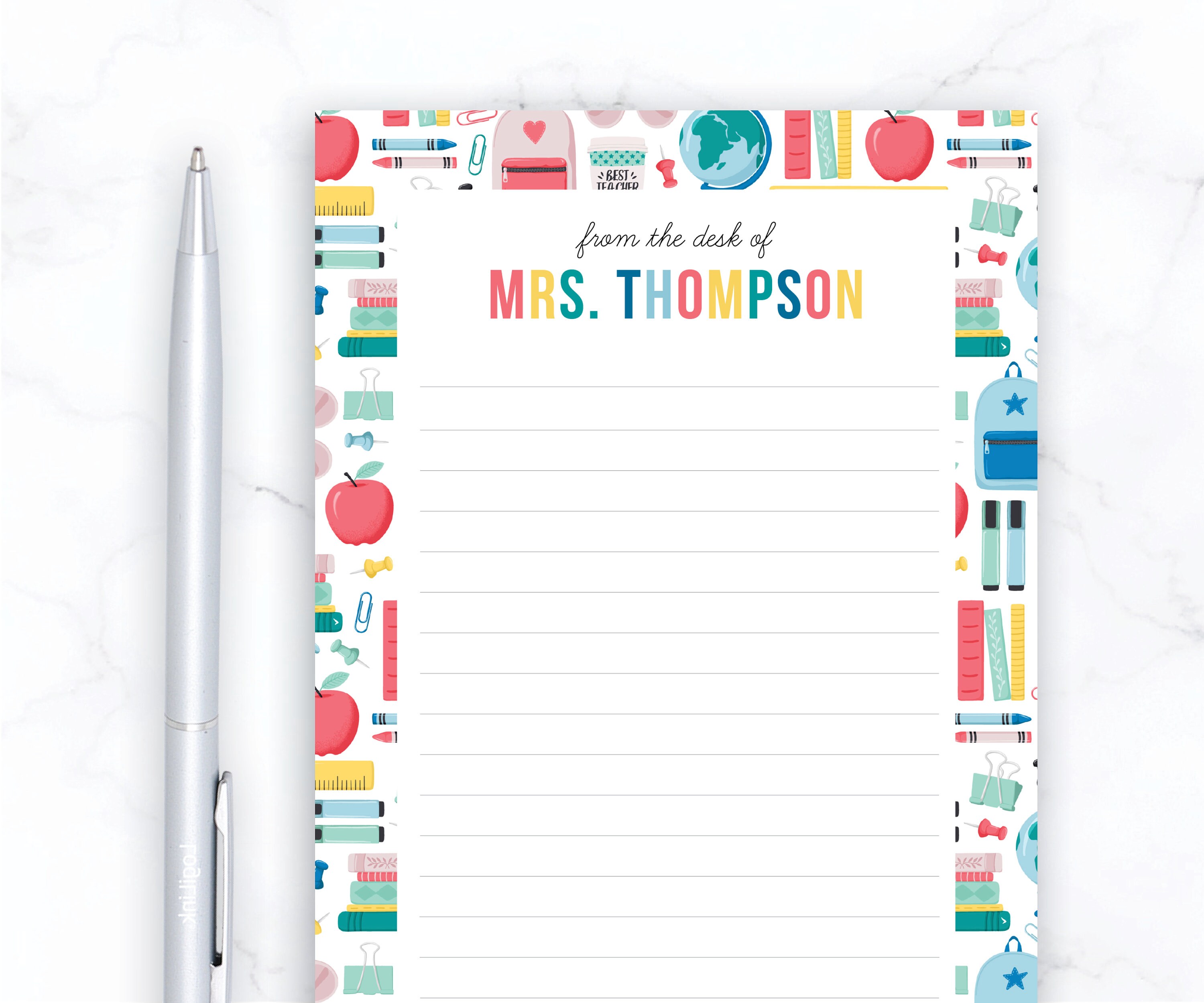2 Piece Teacher Gift Set | Teacher Stationery Gift Set | Teacher ...