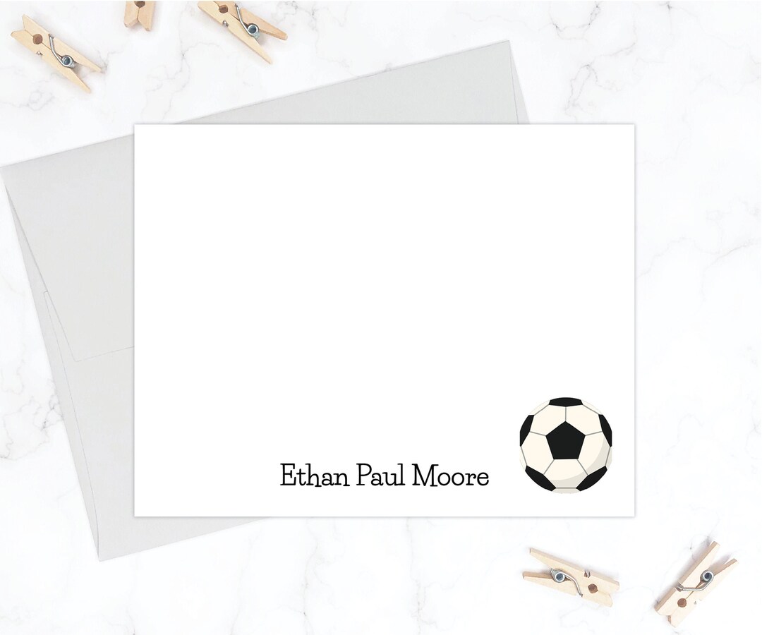 Soccer Stationery Set | Soccer Stationary Set | Personalized Soccer ...