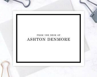 Personalized Mens Stationary Mens Stationery Set Mens Note Cards ...