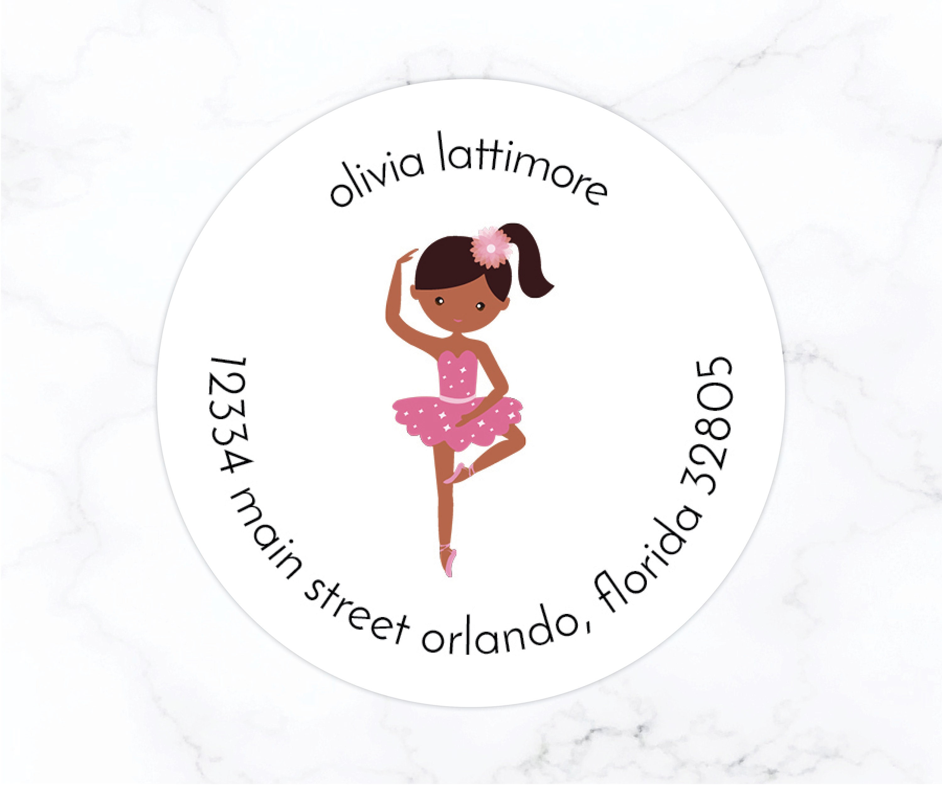 Ballerina Stationery Set African American Ballerina | Etsy