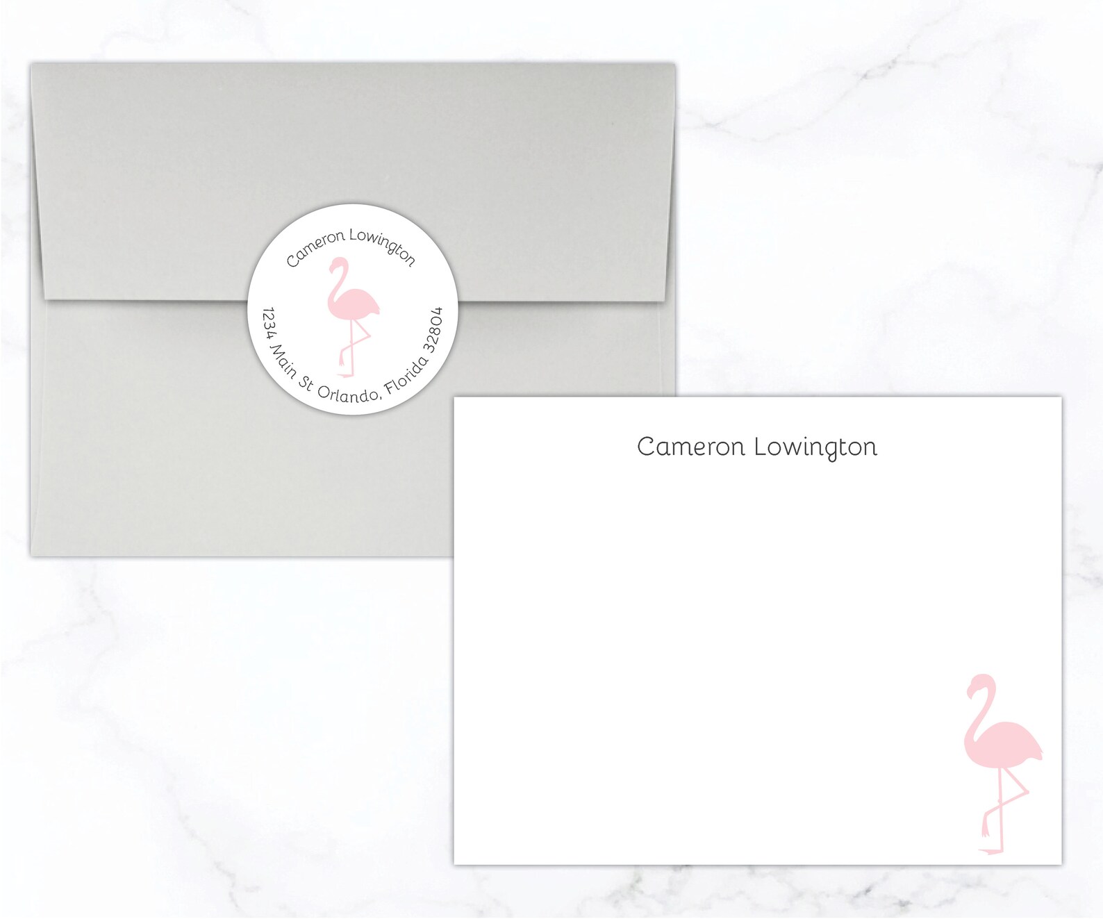 Flamingo Stationery Flamingo Stationary Flamingo Note - Etsy