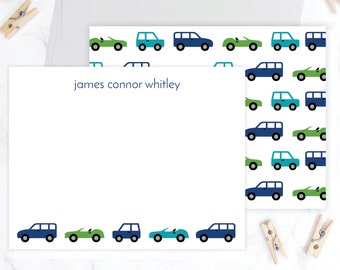 Vintage Car Note Cards Stationery Set of 10 Cards in White or - Etsy