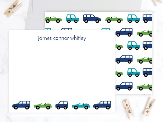 Car Stationery Car Stationary Boys Stationary Stationery | Etsy