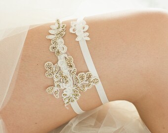 Floral Lace Garter - Etsy