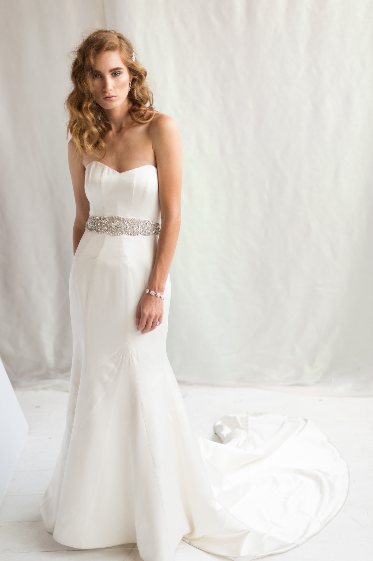 MEGAN SILVER Wedding Belt Bridal Sash Art Deco Crystal Beaded - Etsy