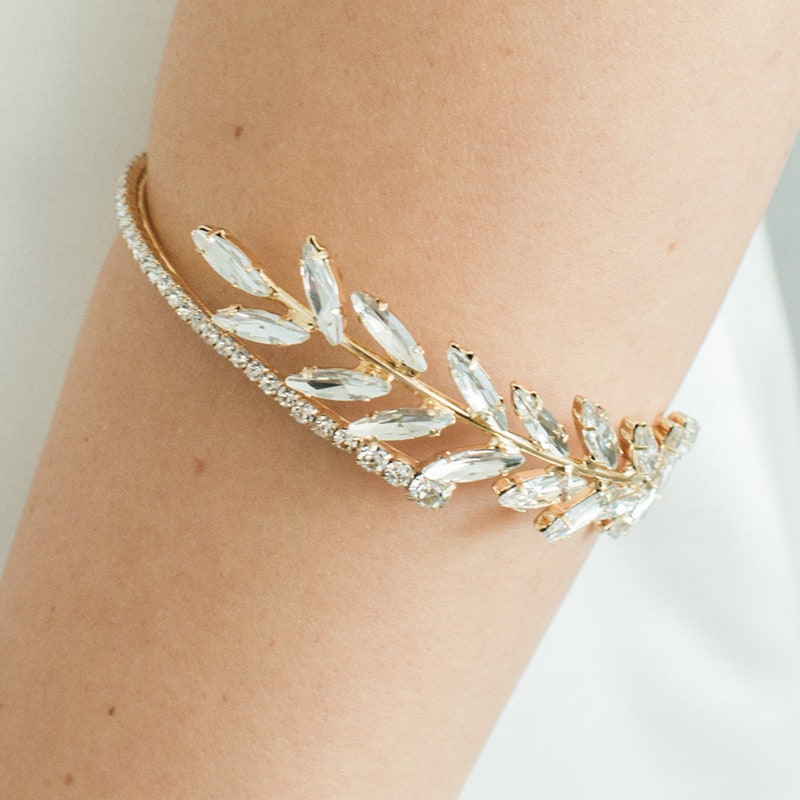Leaf Arm Cuff - Etsy