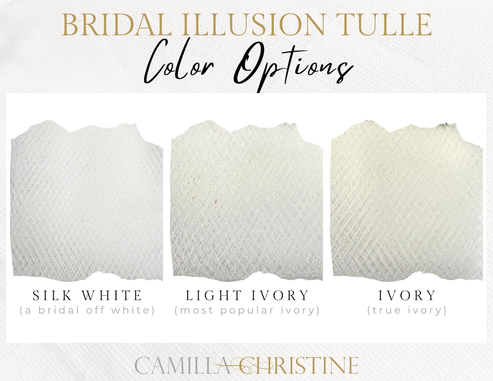 Bridal Illusion Tulle Fabric by the Yard 54 72 108 Inch Wide Wedding ...