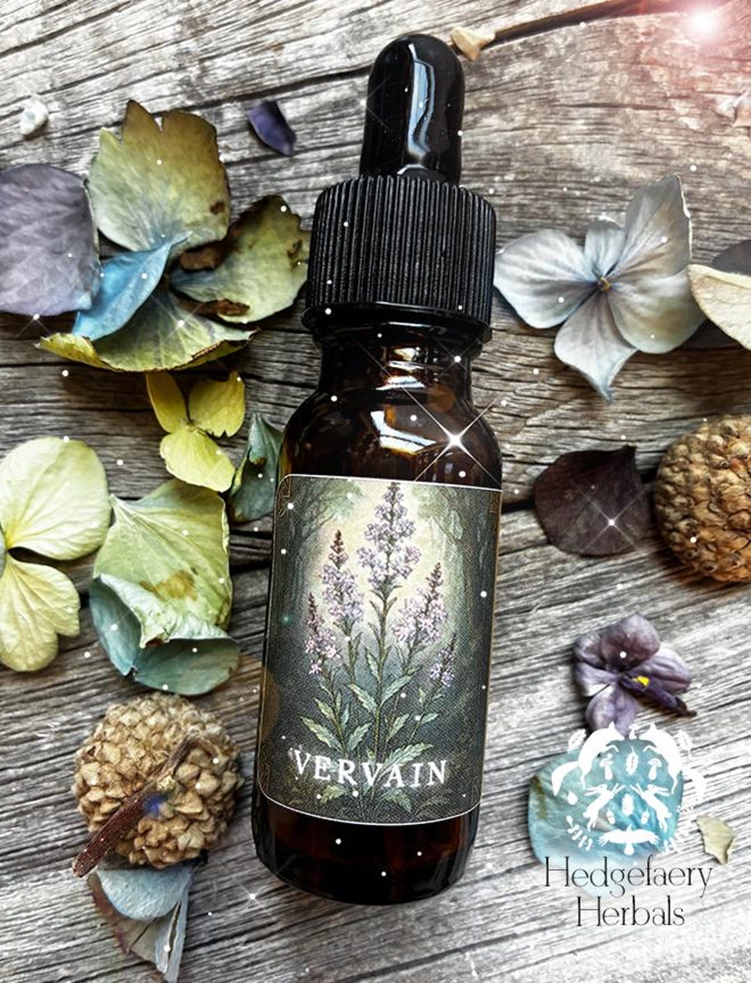 VERVAIN Flower Essence, Handmade Full Moon Flower Essence, Wyldfaery ...