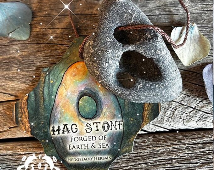 HAG STONE, Faery Stone, Holed Stone, for Faery Magick, Full Moon Spells ...