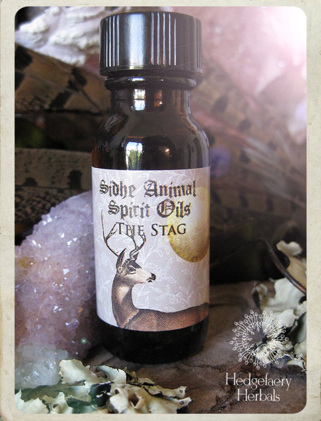 THE STAG, Cernunnos, Pan, Wildwoods, Ritual Oil, Sidhe Animal Spirit ...