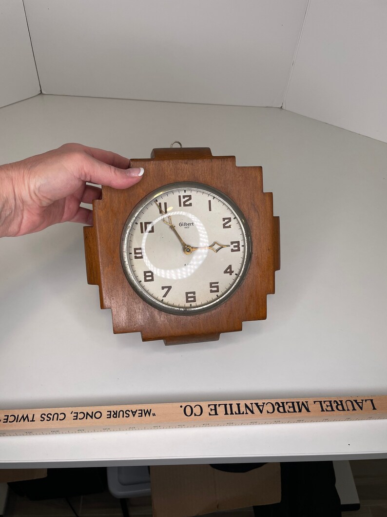 Gilbert 8 Day Wood Clock - Etsy