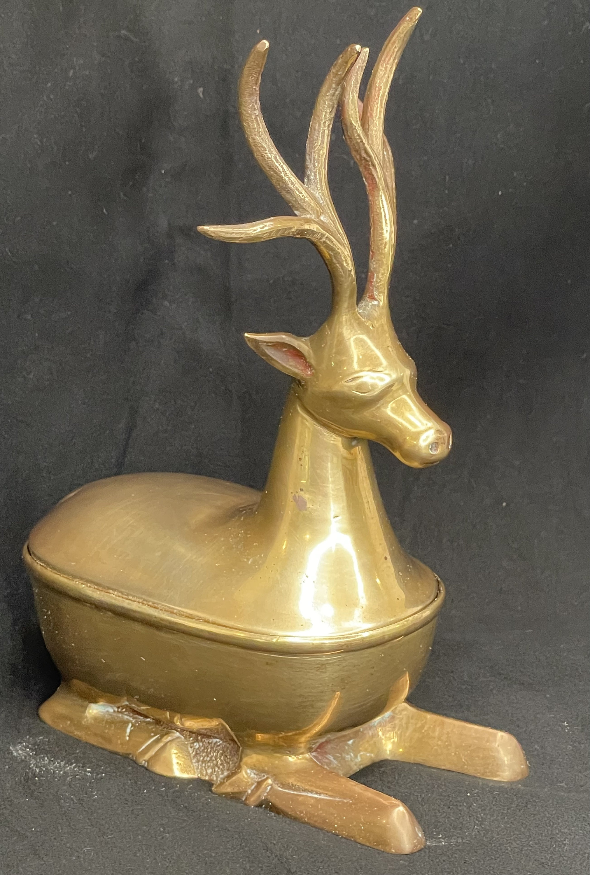 Solid Brass Deer Box - Etsy