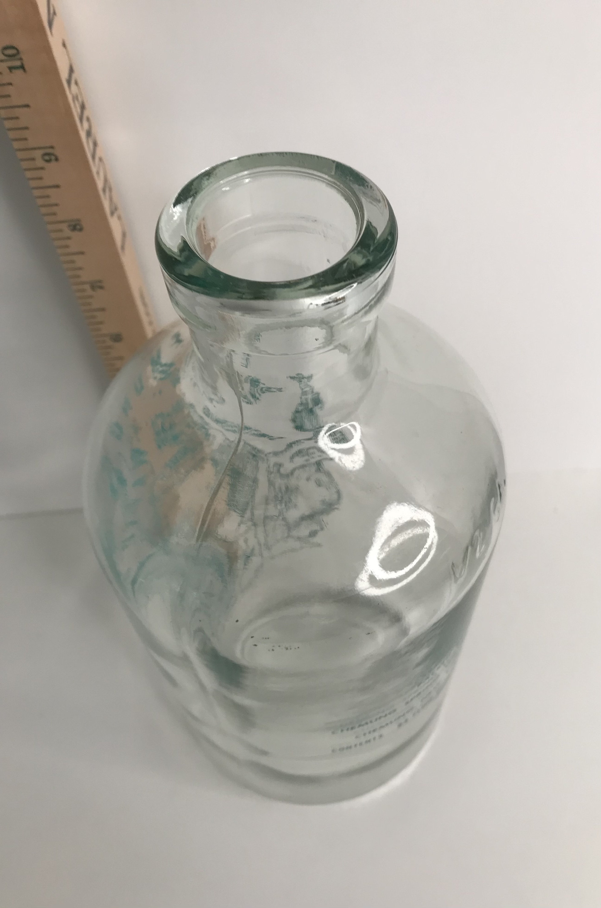 Chemung Spring Water 64 Oz Vintage Glass Bottle - Etsy