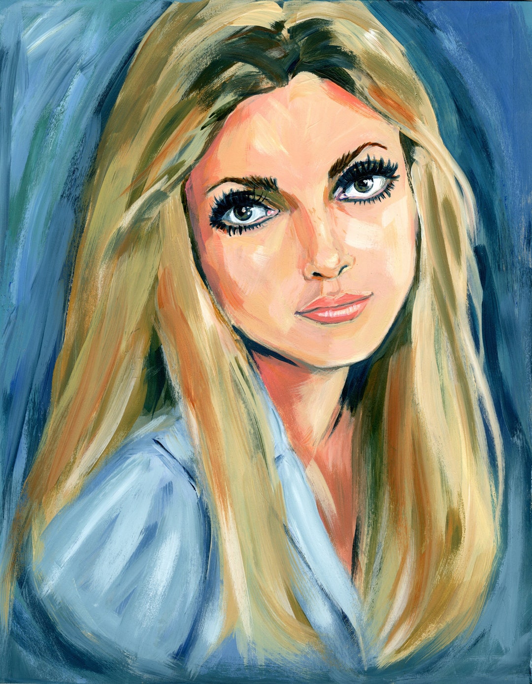 Sharon Tate, Print of My Original Painting of the Beautiful Actress. - Etsy