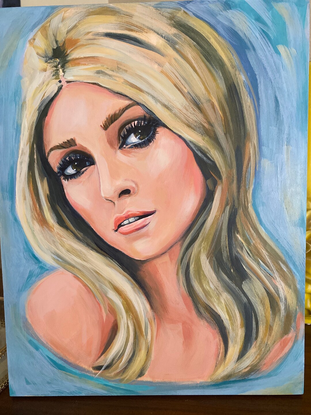 Sharon Beautiful Dreamer. an Original Painting of the - Etsy