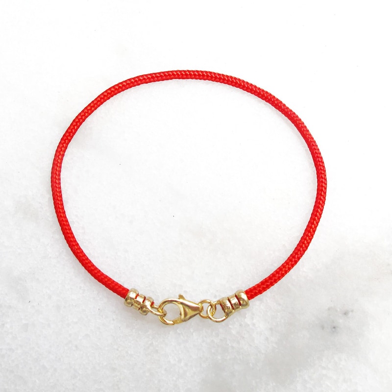 Red 14k Bangle - Etsy