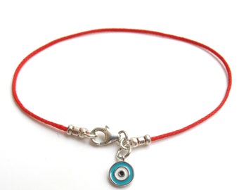 Kabbalah Red String Gold Filled Evil Eye Bracelet Rachel Tomb Original ...