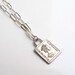 Queen Silver Link Chain Pendant Necklace the Crown Elizabeth - Etsy