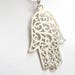 925 Sterling Silver Large Hamsa Pendant Necklace Luck and Protection ...