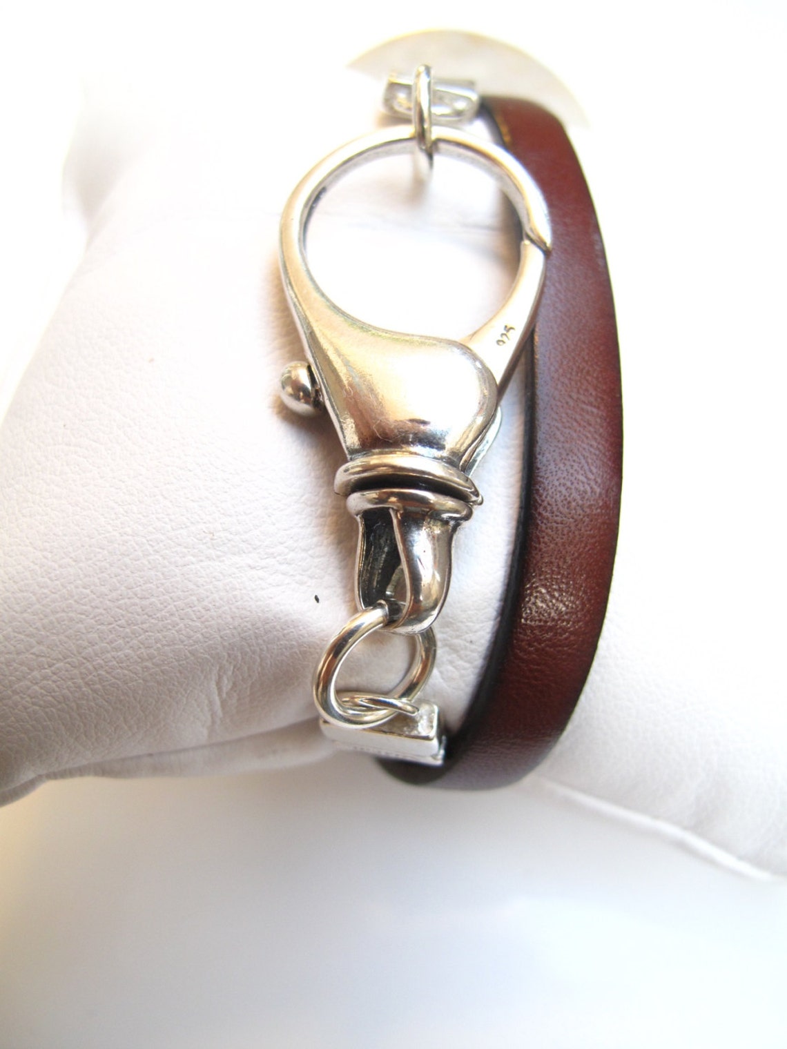 Luxuriuos Extra Large 925 Sterling Silver Solid Clasp Closure | Etsy