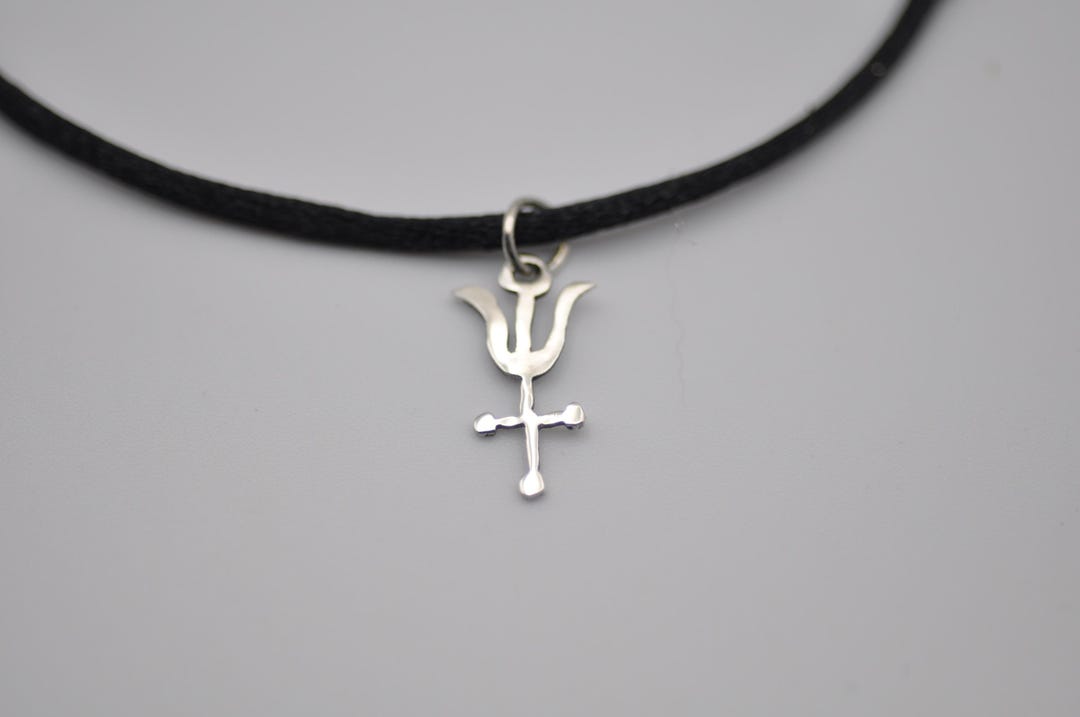 Alchemical Symbol of Antimony Pendant - Etsy