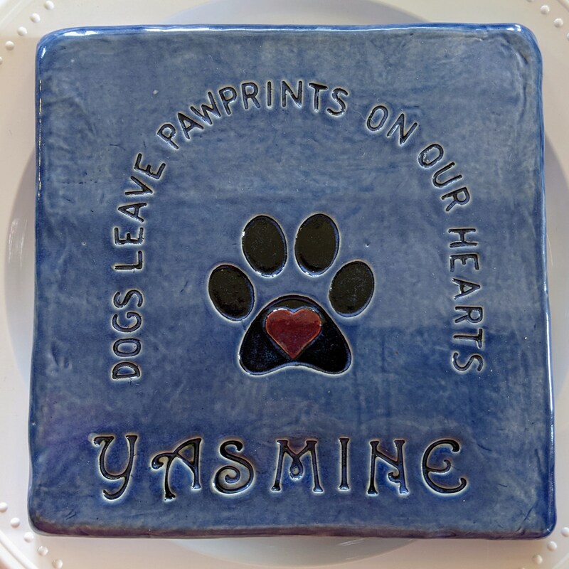 Paw Print Tile - Etsy