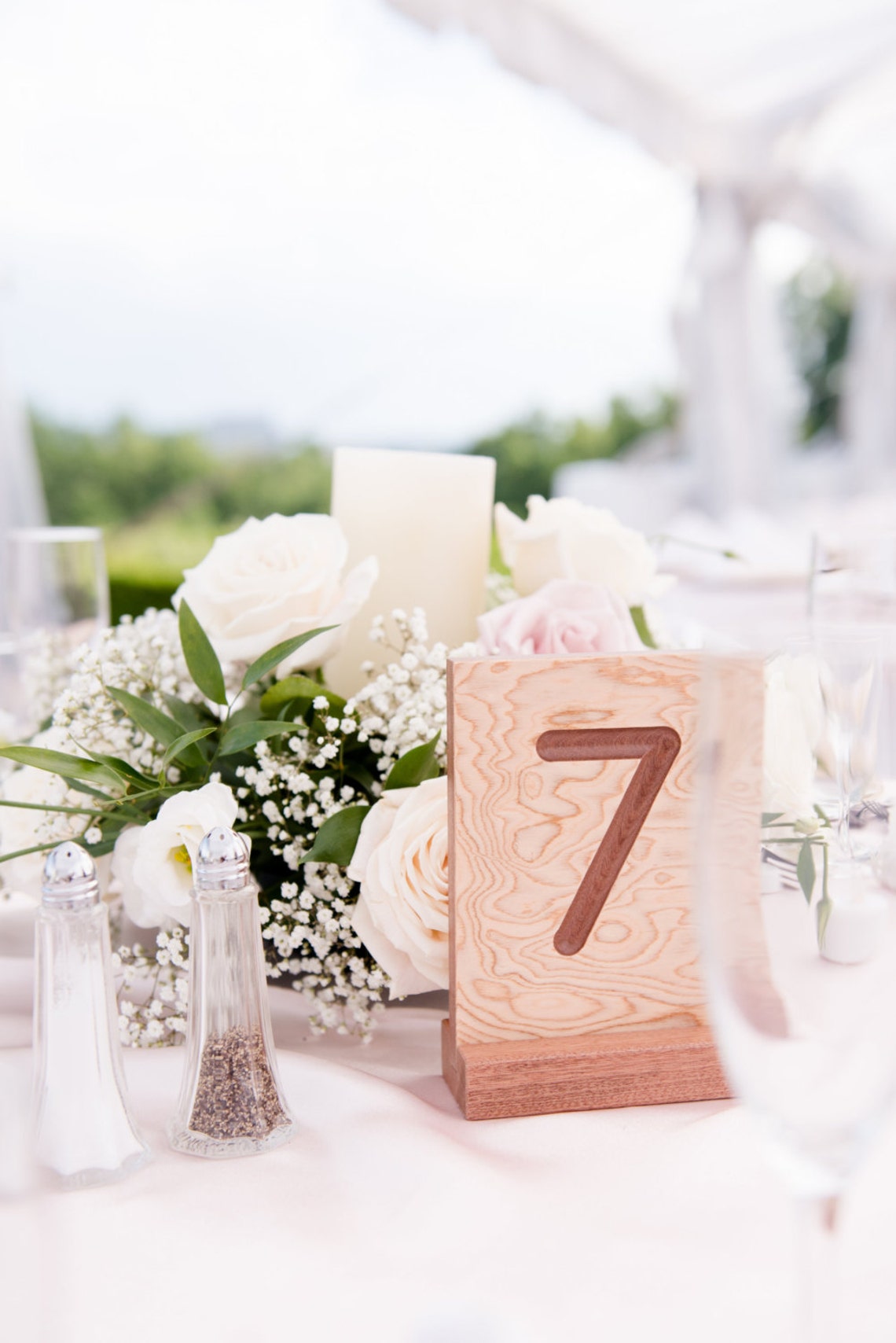 Wedding Table Numbers Rustic Wedding Table Numbers Wooden - Etsy