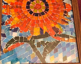 Mosaic sun | Etsy