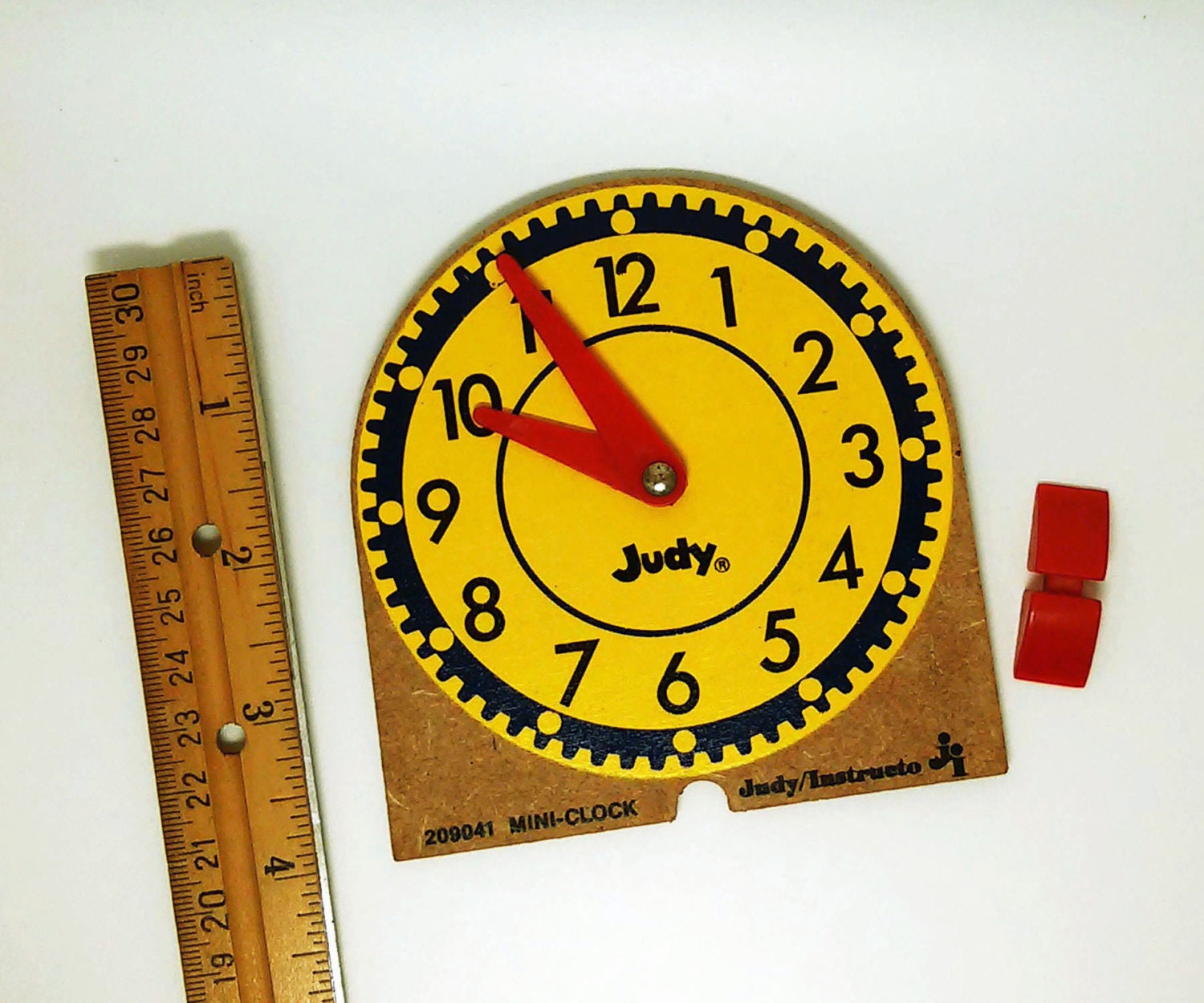 VINTAGE TOY CLOCK - Vintage Children's Toy, Vintage Game Piece ...