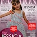 Personalized Fashion Magazine Cover Custom Wall Art Print - Your Child ...