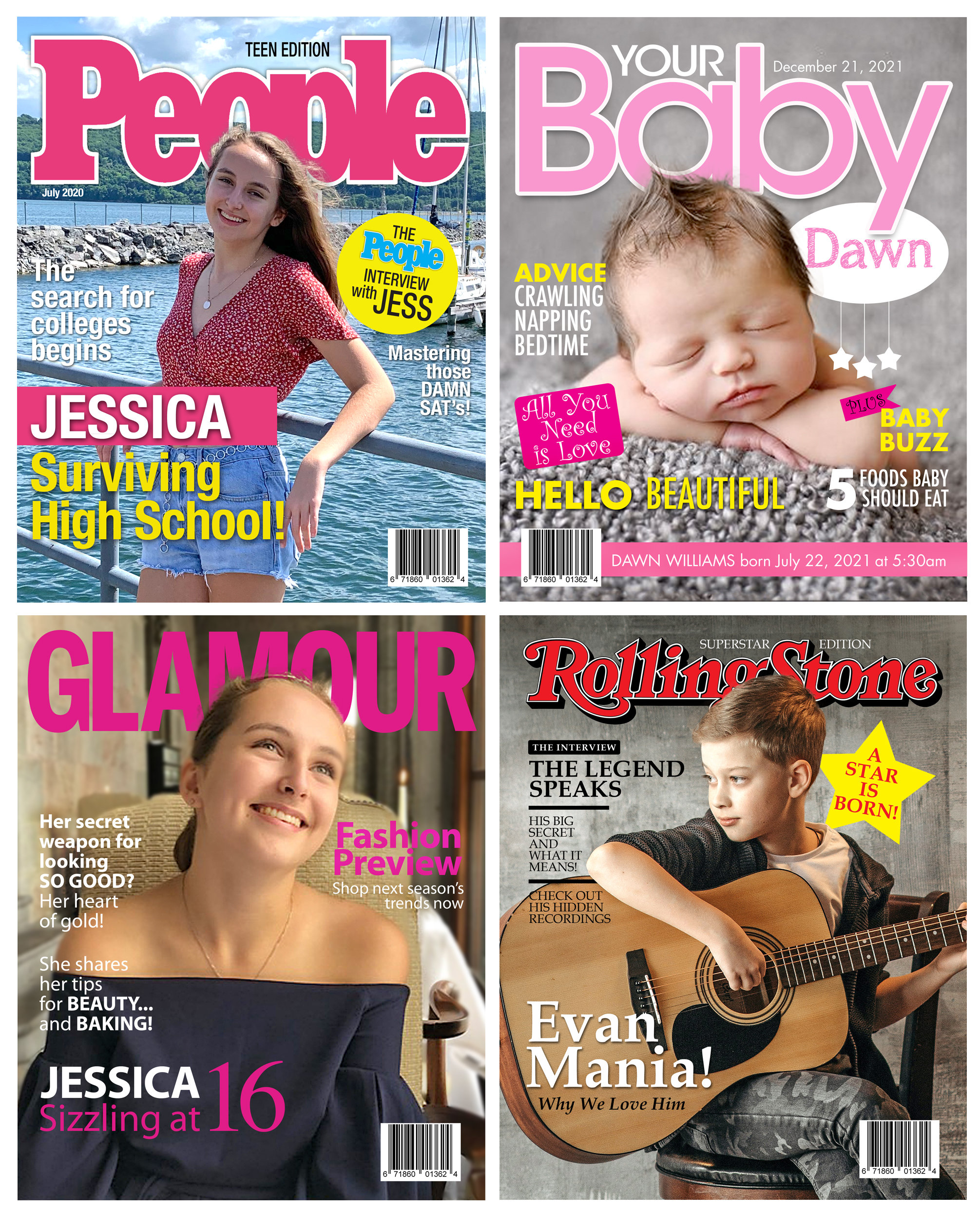 Personalized Magazine Cover Art - Etsy