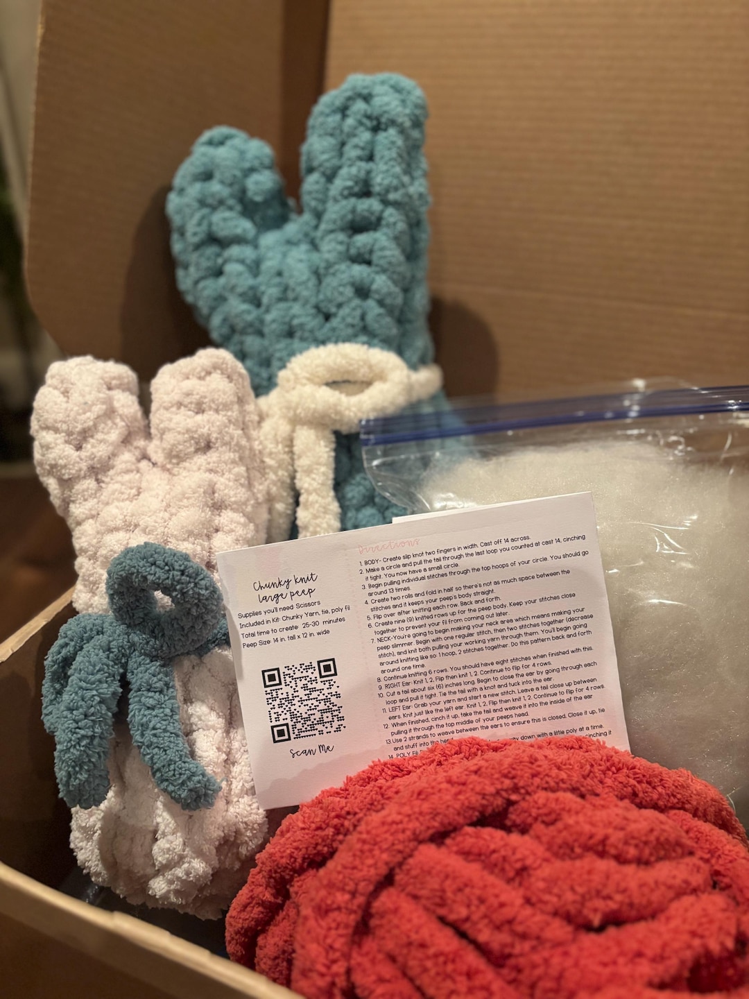 DIY Hand Knitting Kit for a Peep | Chunky Knit Peep Tutorial | DIY ...