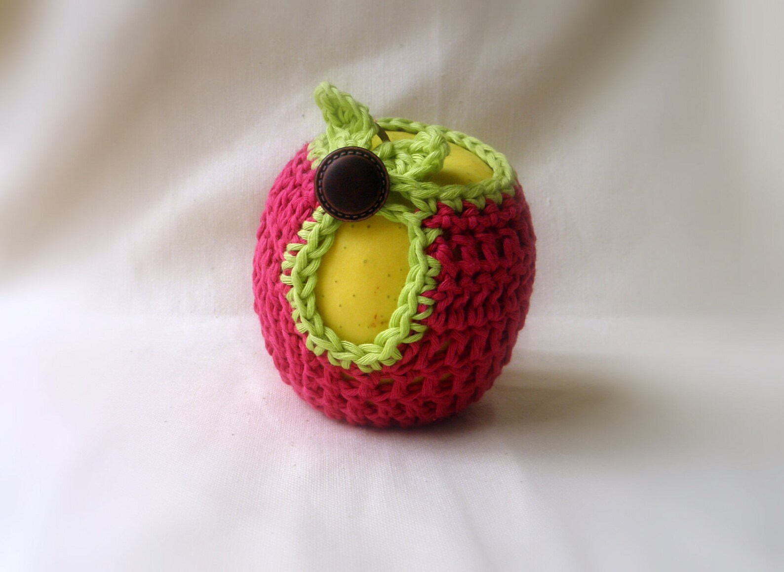 Crochet PATTERN Apple Cozy Lunch Bag Teacher's Gift | Etsy