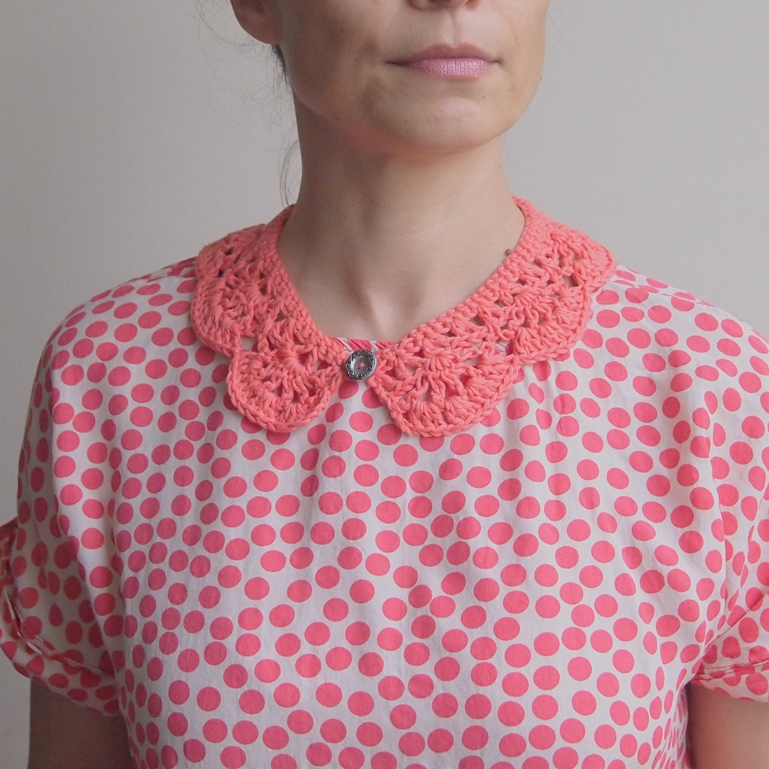 Crochet Collar PATTERN Girl Peter Pan Collar Crochet Cowl | Etsy