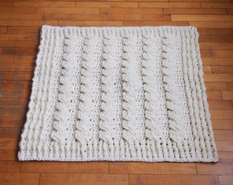 Crochet PATTERN Bulky Arrow Baby Blanket Chunky Afghan | Etsy