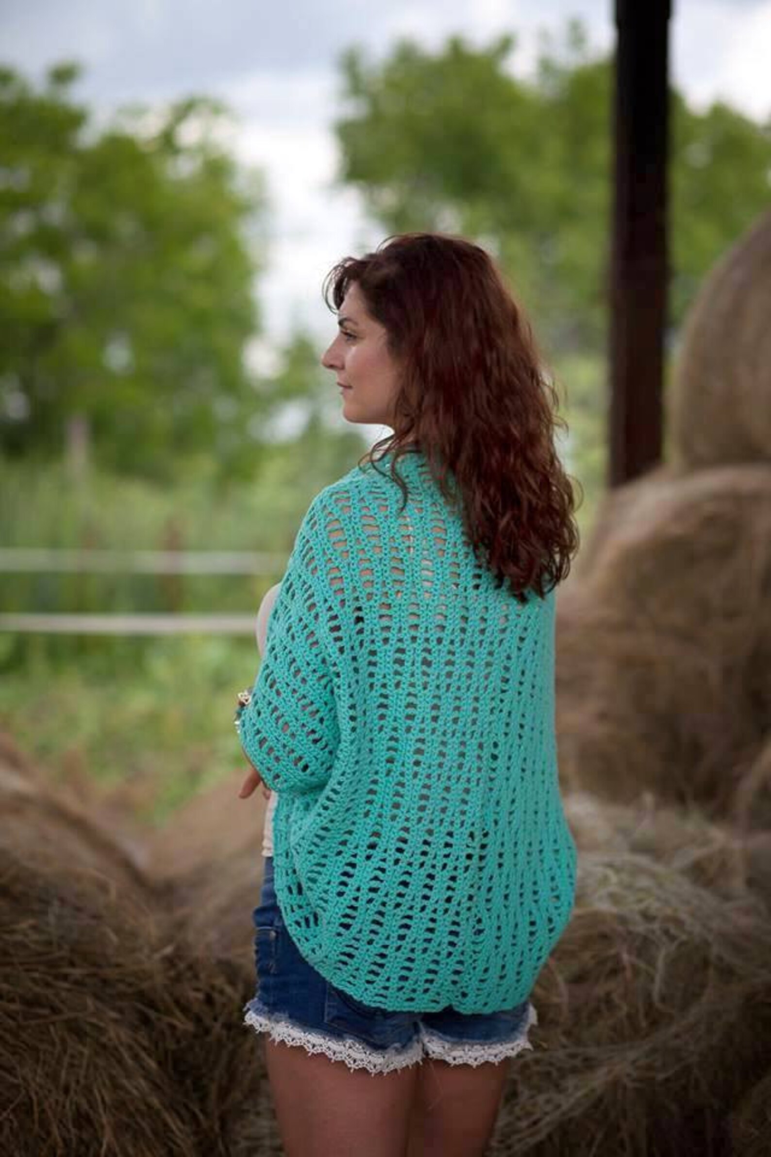 CROCHET PATTERN Women Shrug Ripple Jacket Woman Cardigan | Etsy