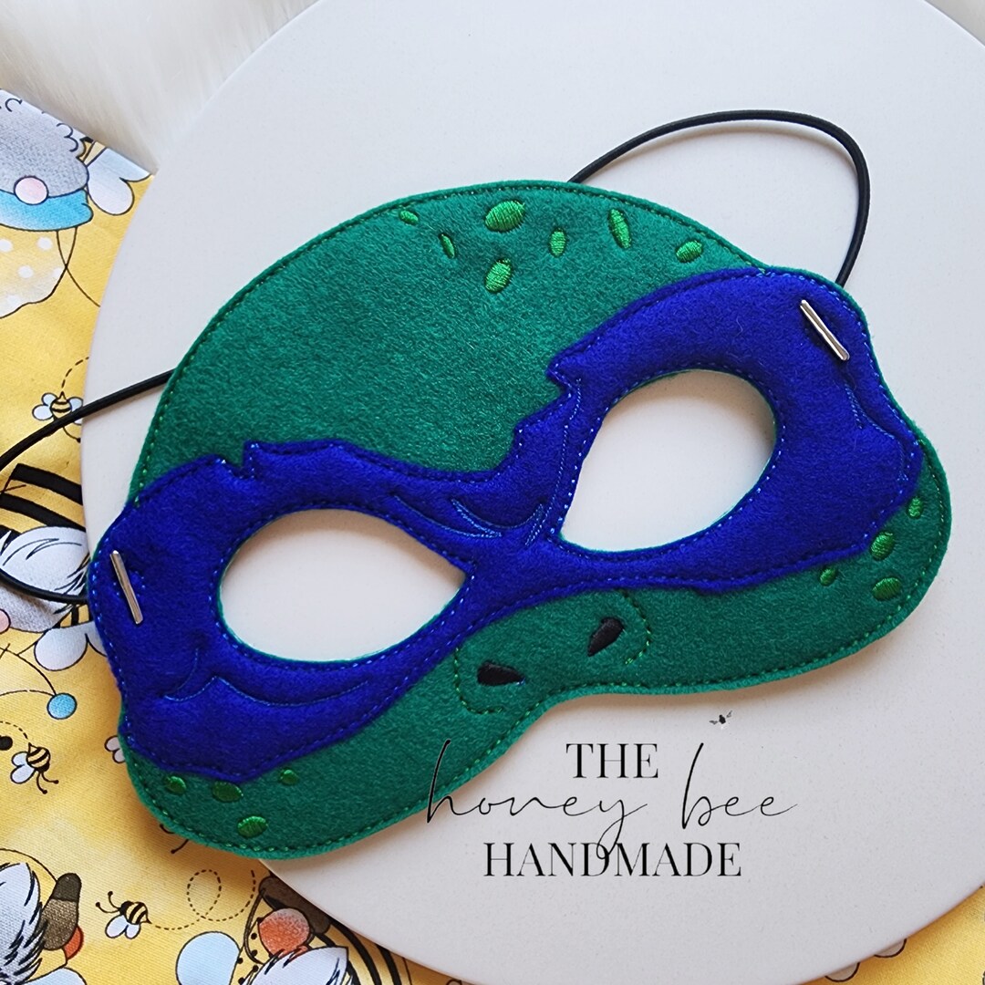 Blue Turtle Dress up Mask, Child Size, Dress Up, Quiet Play, Costume ...