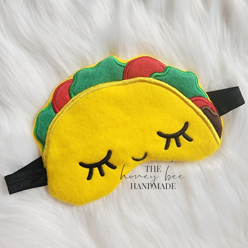 Taco Sleep Mask, Nap Mask, Sleep, Mask, Super Soft, Night Mask - Etsy