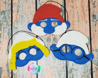 Smurf Mask - Etsy