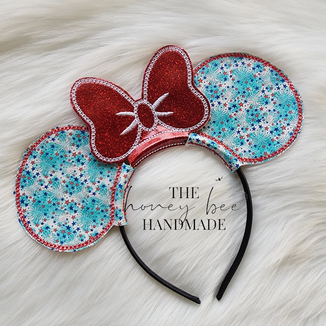 Fireworks Mouse Ear Headband Slider, Headband, Accessories, Costume ...