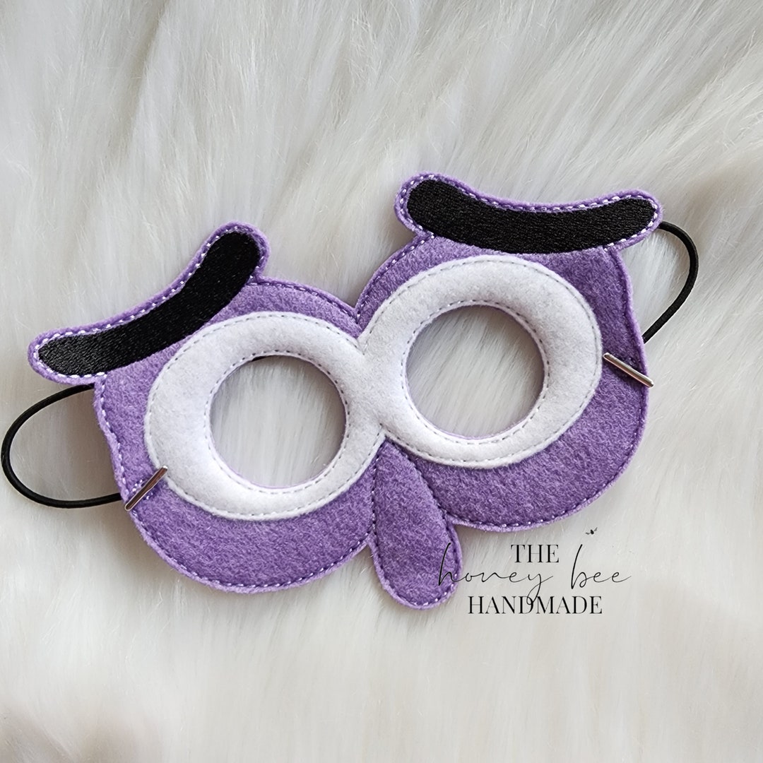 Fear Inspired /felt Mask/party Favor Felt Mask/inside Out Inspired - Etsy