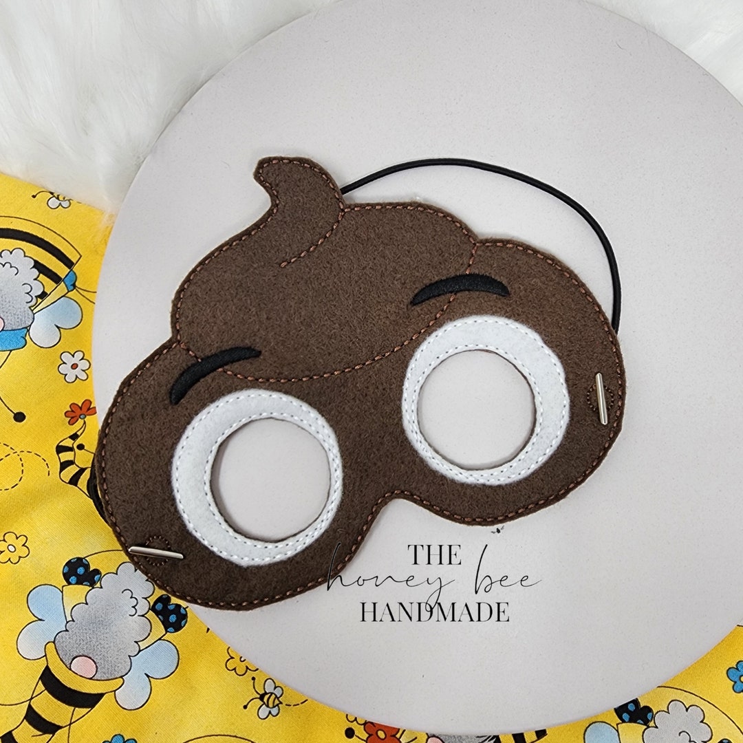Poop Dress up Mask, Child Size, Dress Up, Quiet Play, Costume, Felt ...