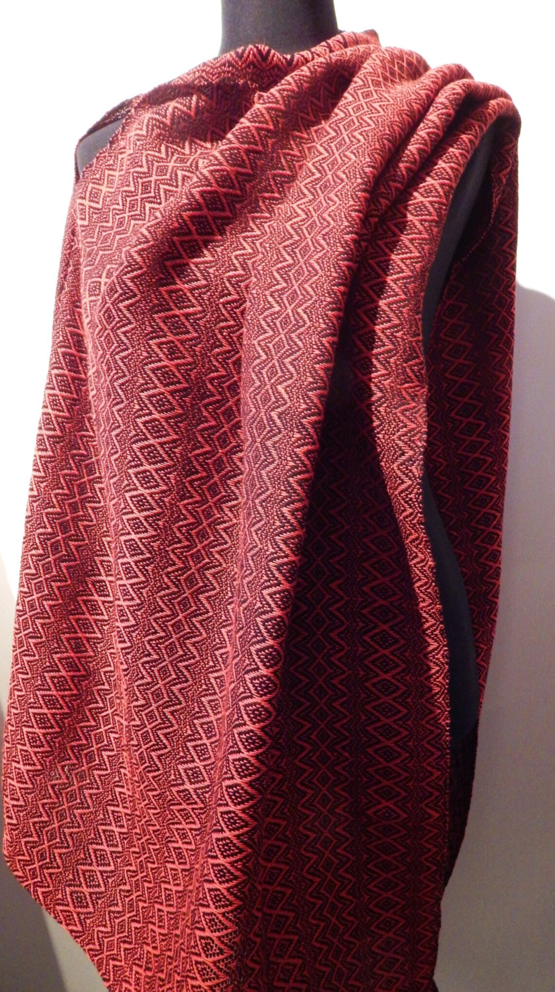 Handwoven autumn Poncho / Shawl - Etsy