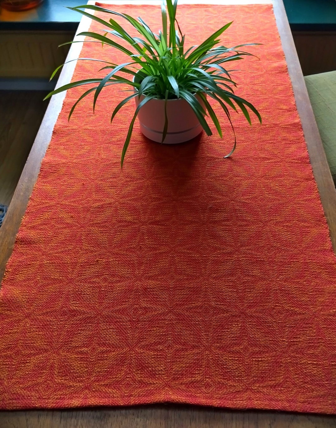 Hand Woven Table Runner, Linen - Etsy
