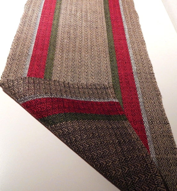 Hand woven Table Runner linen | Etsy