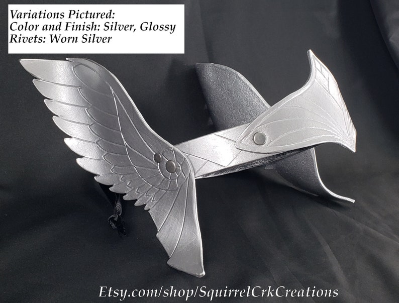 Valkyrie Crown Leather Wing Crown Viking Garb Helmet | Etsy