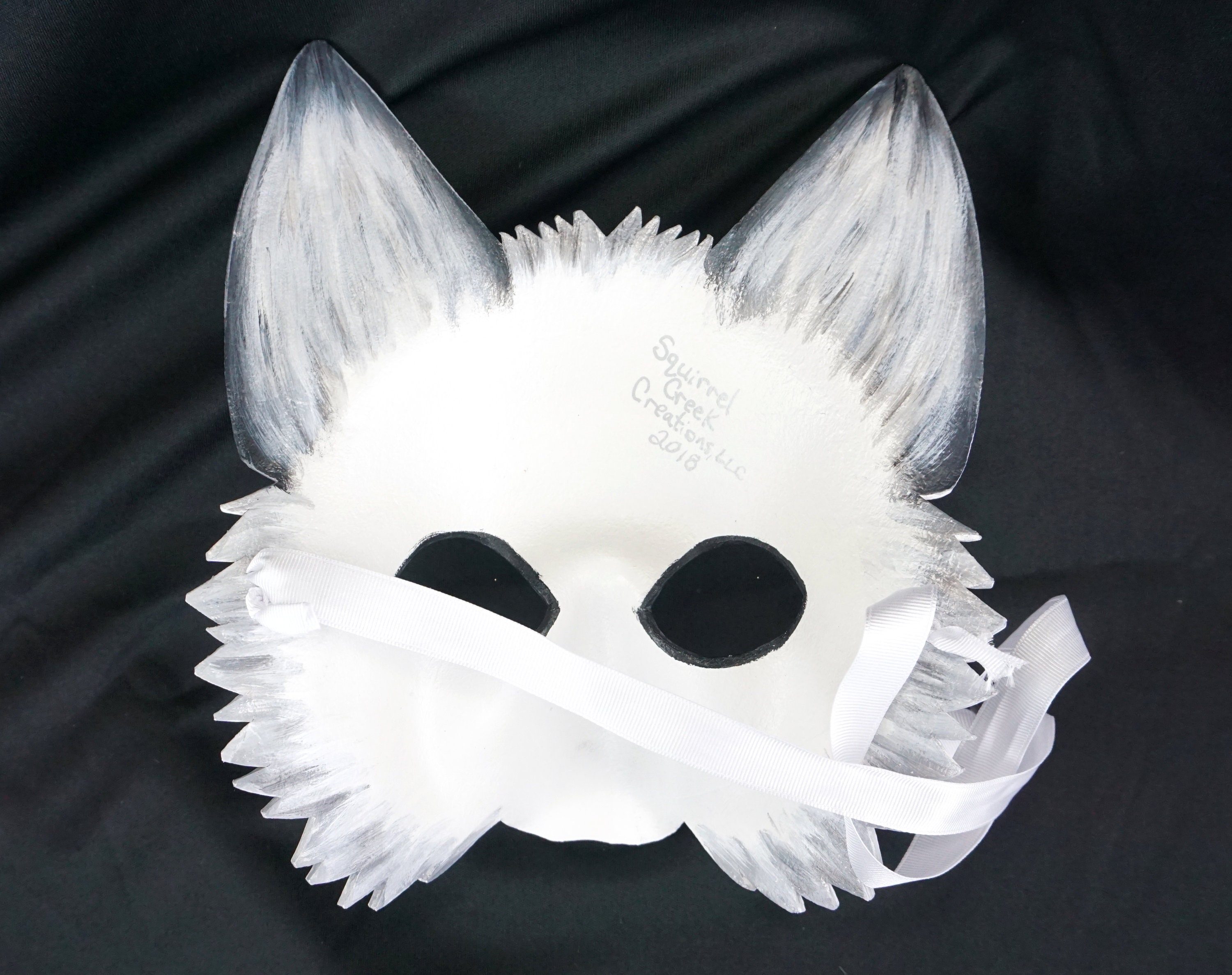 Leather Wolf Mask Arctic White wolf Arctic fox Animal mask | Etsy