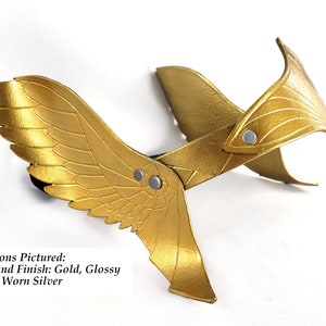 Valkyrie Crown Leather Wing Crown Viking Garb Helmet | Etsy