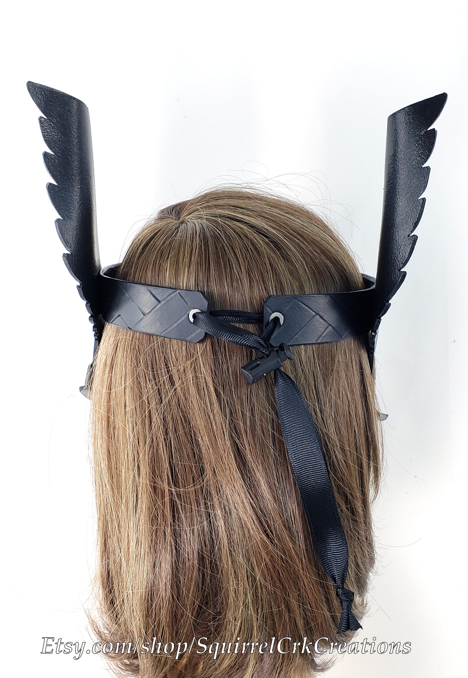 Valkyrie Crown Leather Wing Crown Viking Garb Helmet | Etsy